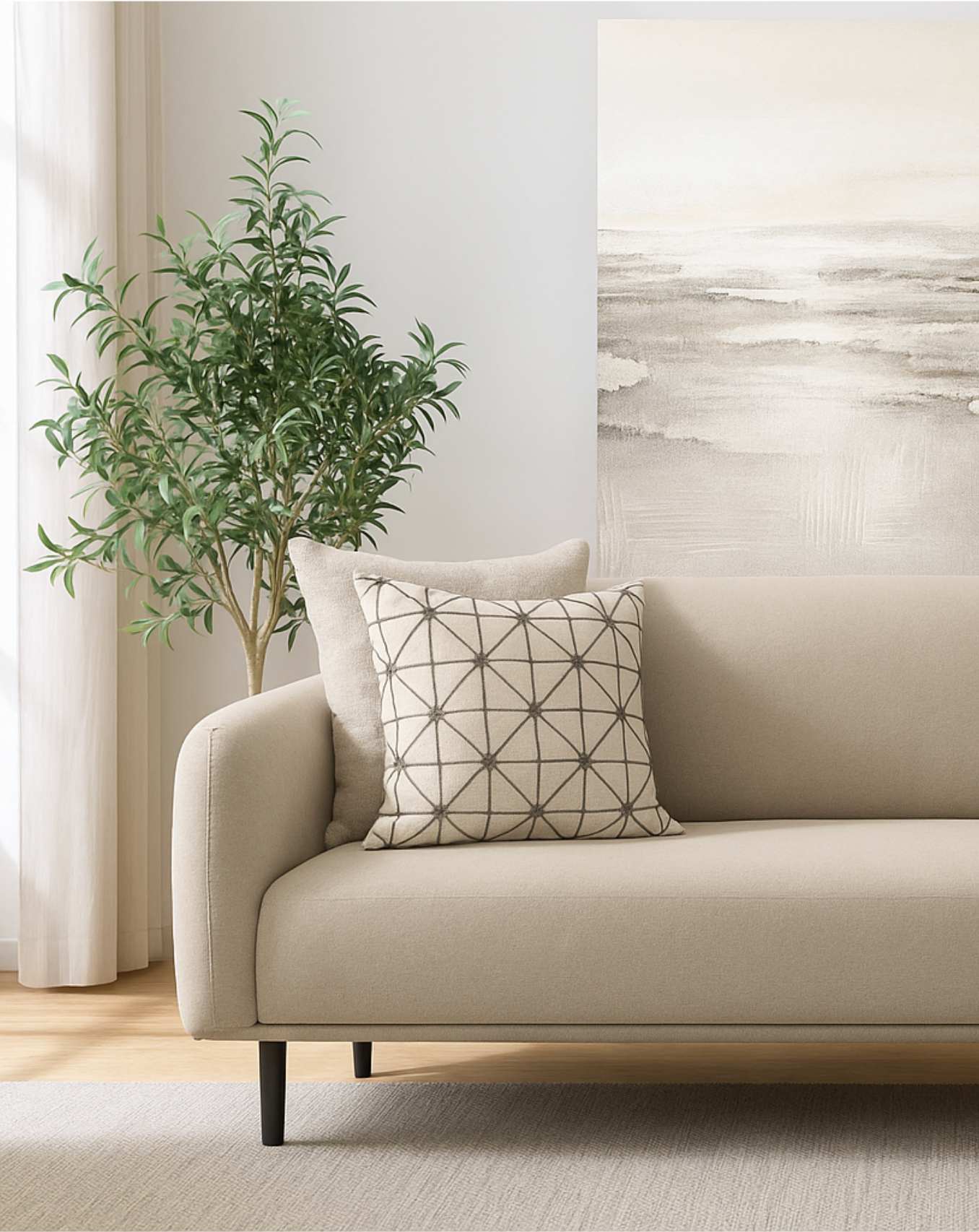 Beige & Cream Throw Pillows in Canada - The Pillow Shoppe